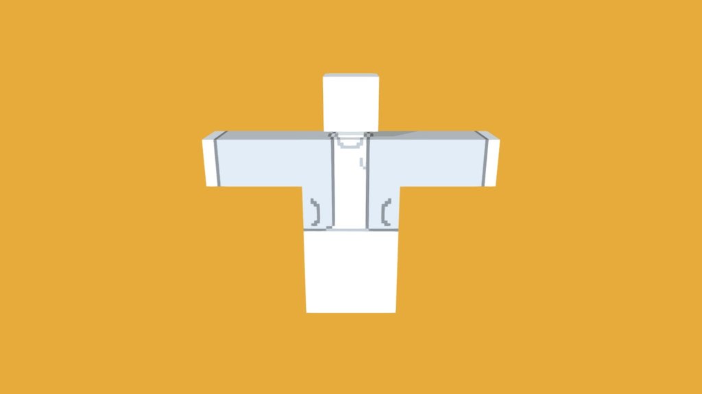 Unturned - White Jacket - 3D model by Godrax [8105586] - Sketchfab