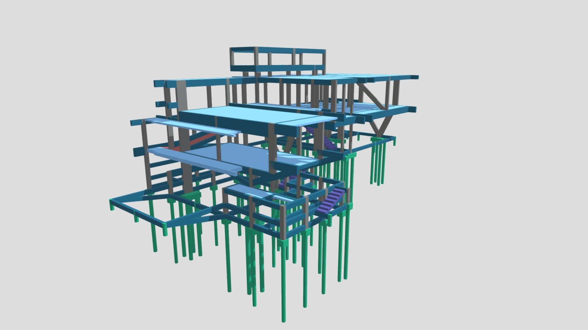 ESTRUTURAL - Ca Li (FINAL) - Download Free 3D model by Vitor Freitas ...