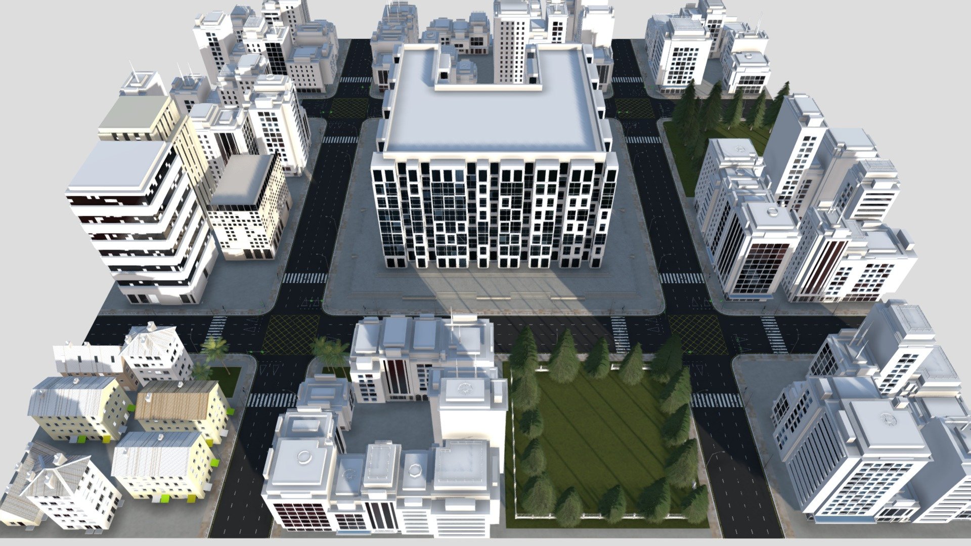 City Block_13 - Buy Royalty Free 3D model by Giimann [81088eb ...