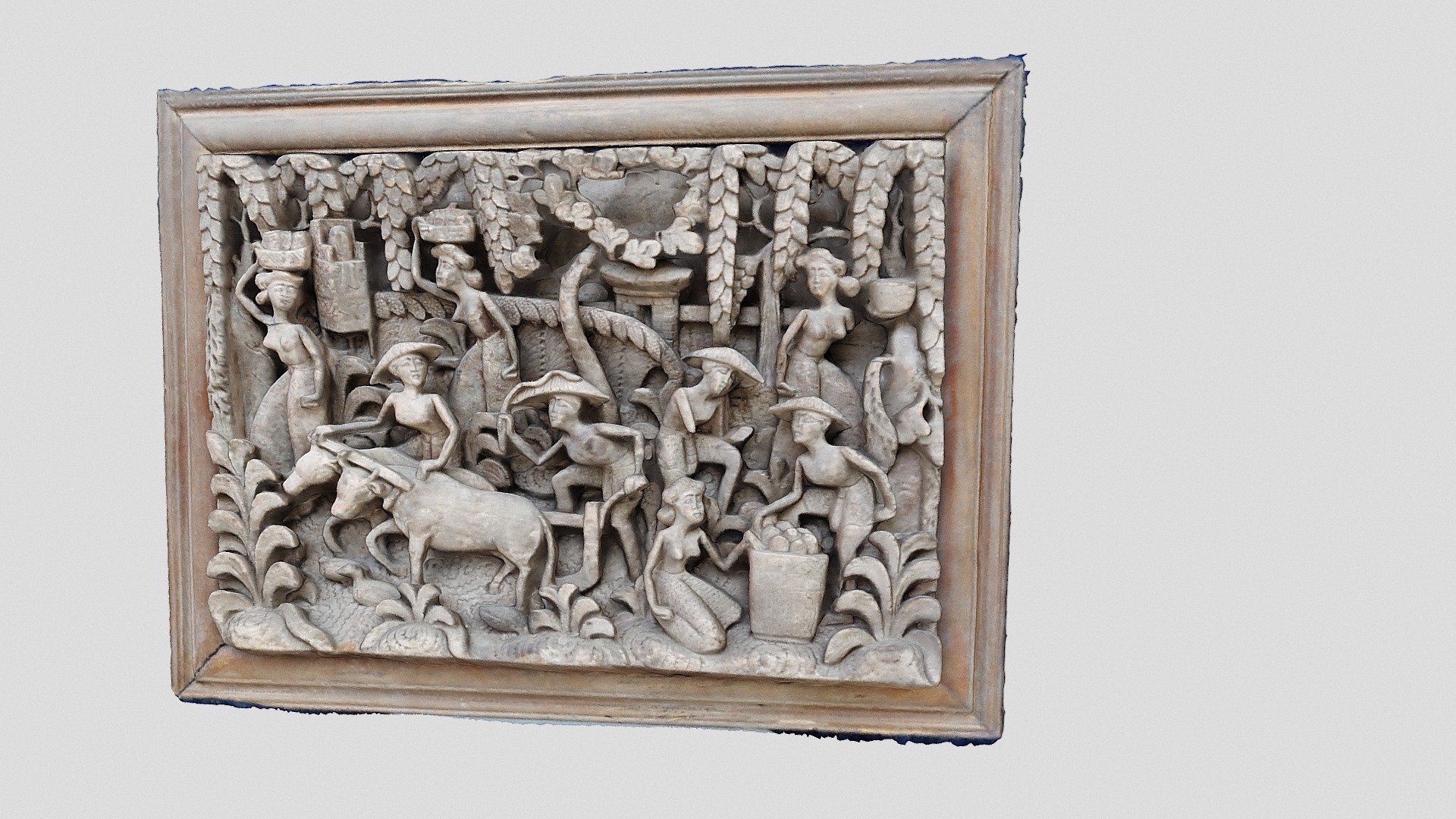Ukiran Dinding - 3D model by Geomatica3D [810907f] - Sketchfab