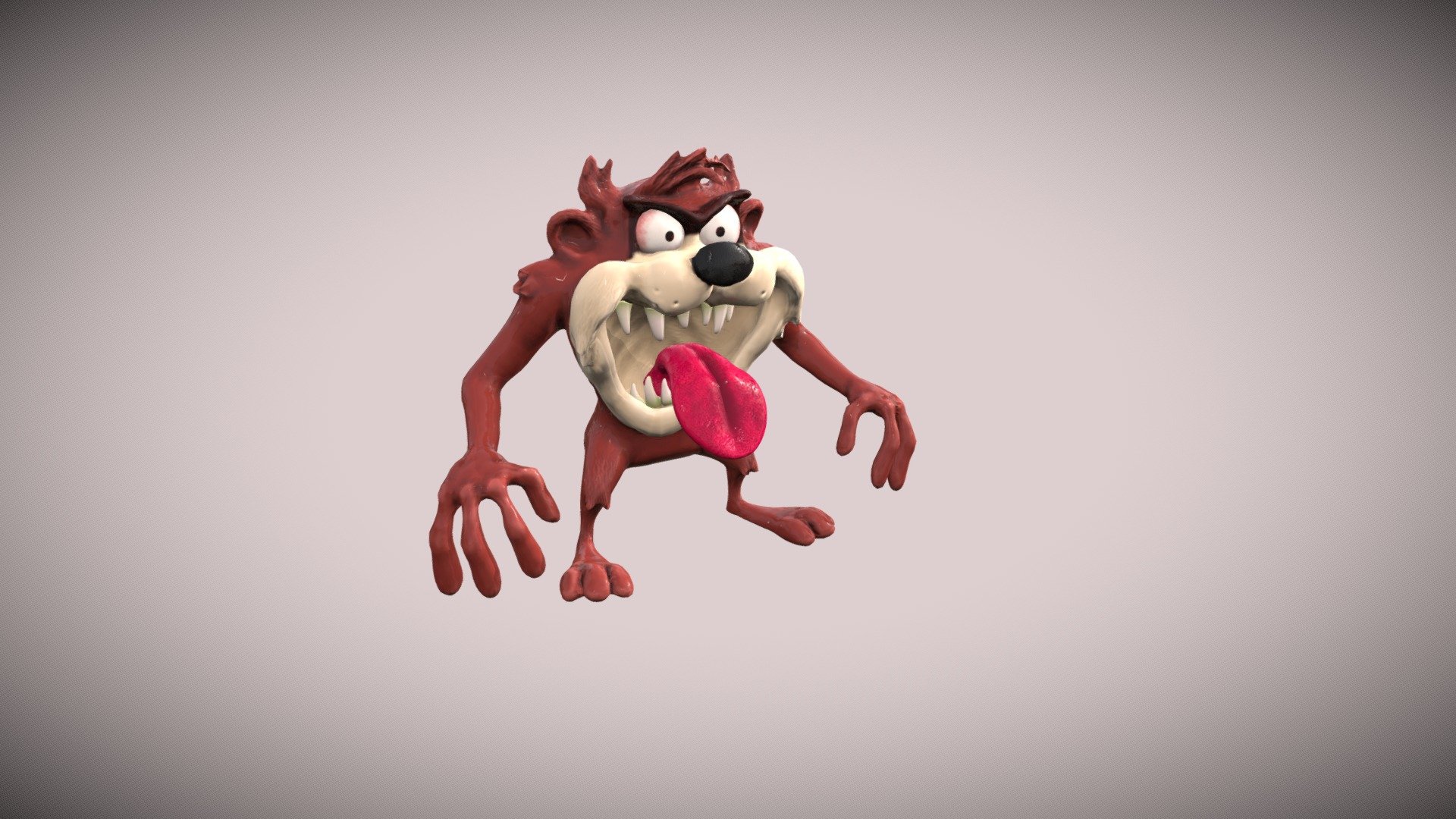 Taz - Looney Tunes - 3D model by nicodelmul (@nicolasdelmul) [8109890 ...