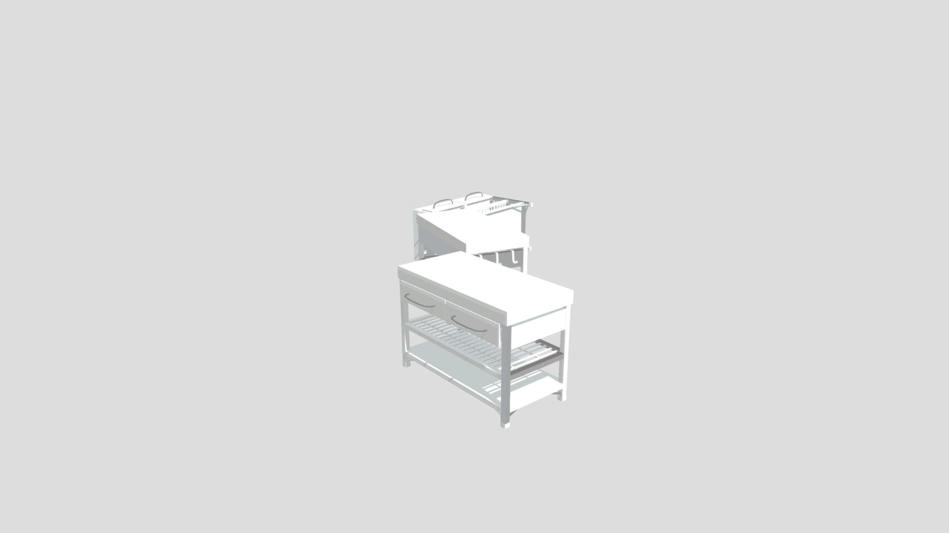 Cooking Table Assembled - Download Free 3D model by Kieran.J.White ...