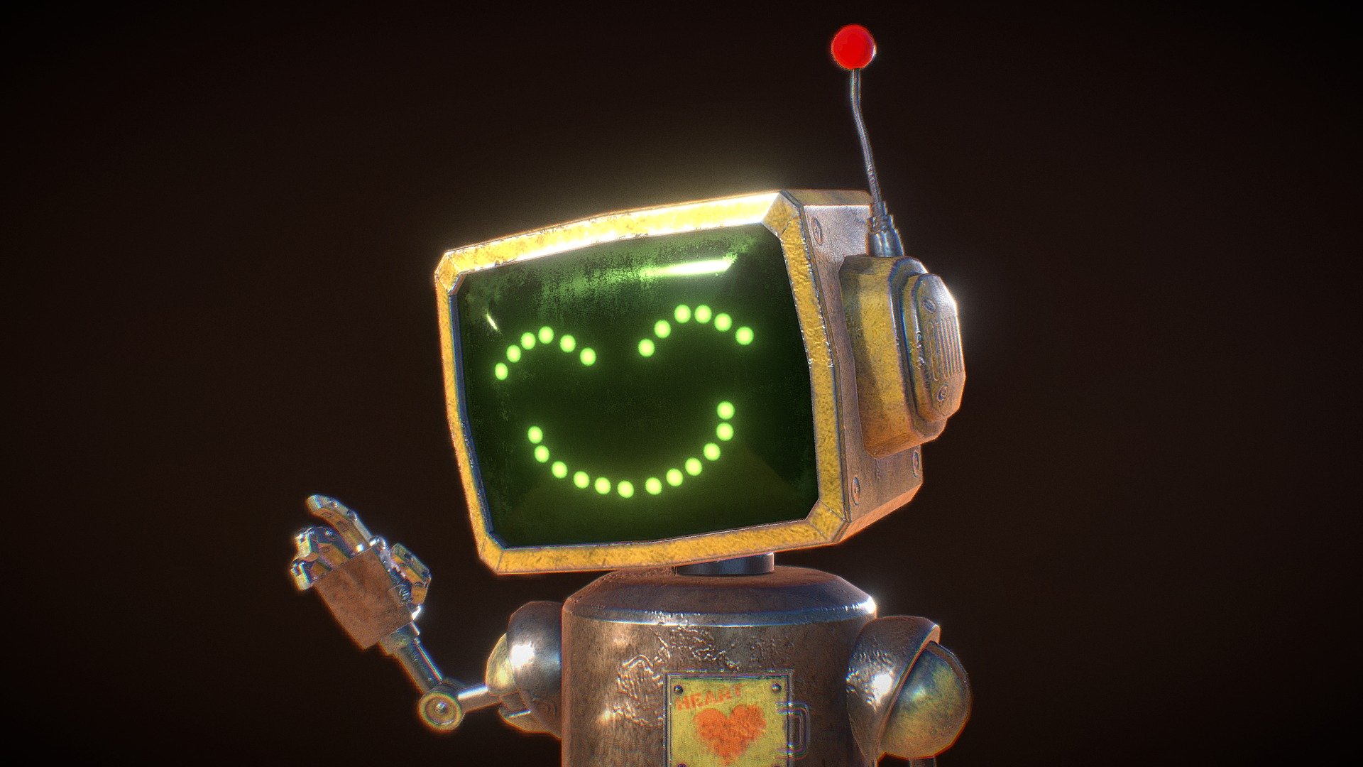 Peacefully Bot - 3D model by Ribfan Hariyanto (@ribfanh) [810d120 ...