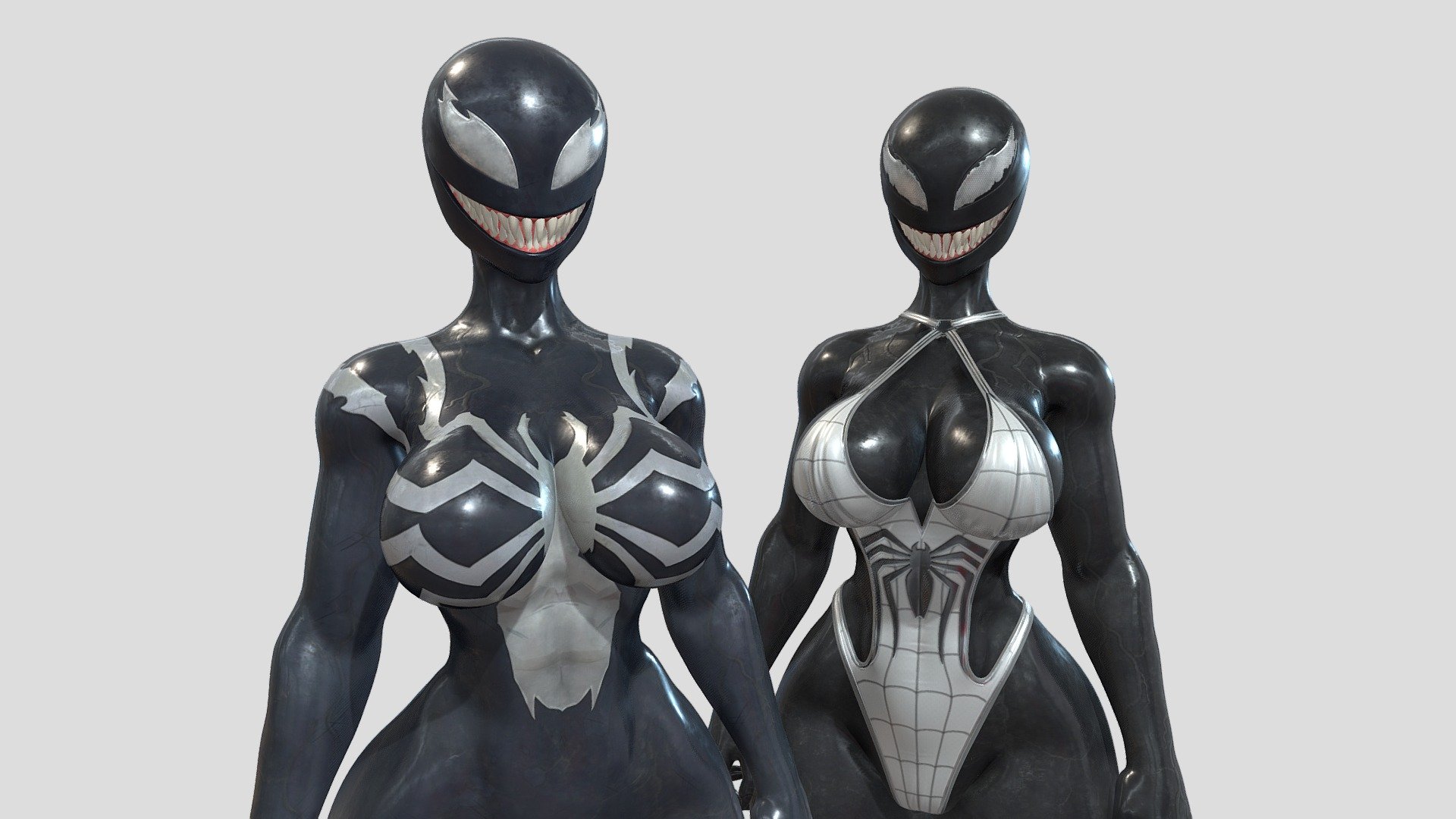 She-Venom Fortnite and Marvel Rivals - 3D model by MayoSplashOfficial (@MayoSplash) [810e6f7 ...