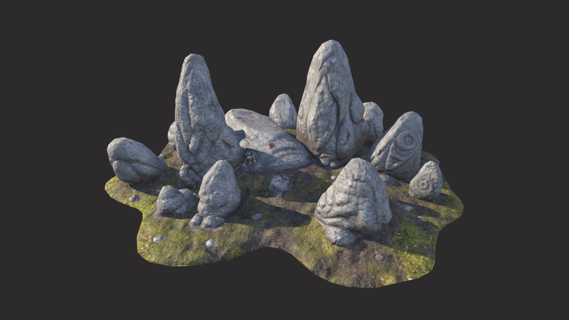 Rock Altar - Textured - 3D model by BLMcHale [810e75c] - Sketchfab