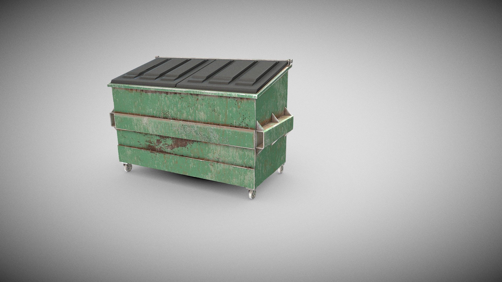 RECYCLE DUMPSTER - 3D model by gregorymora [810e7d7] - Sketchfab