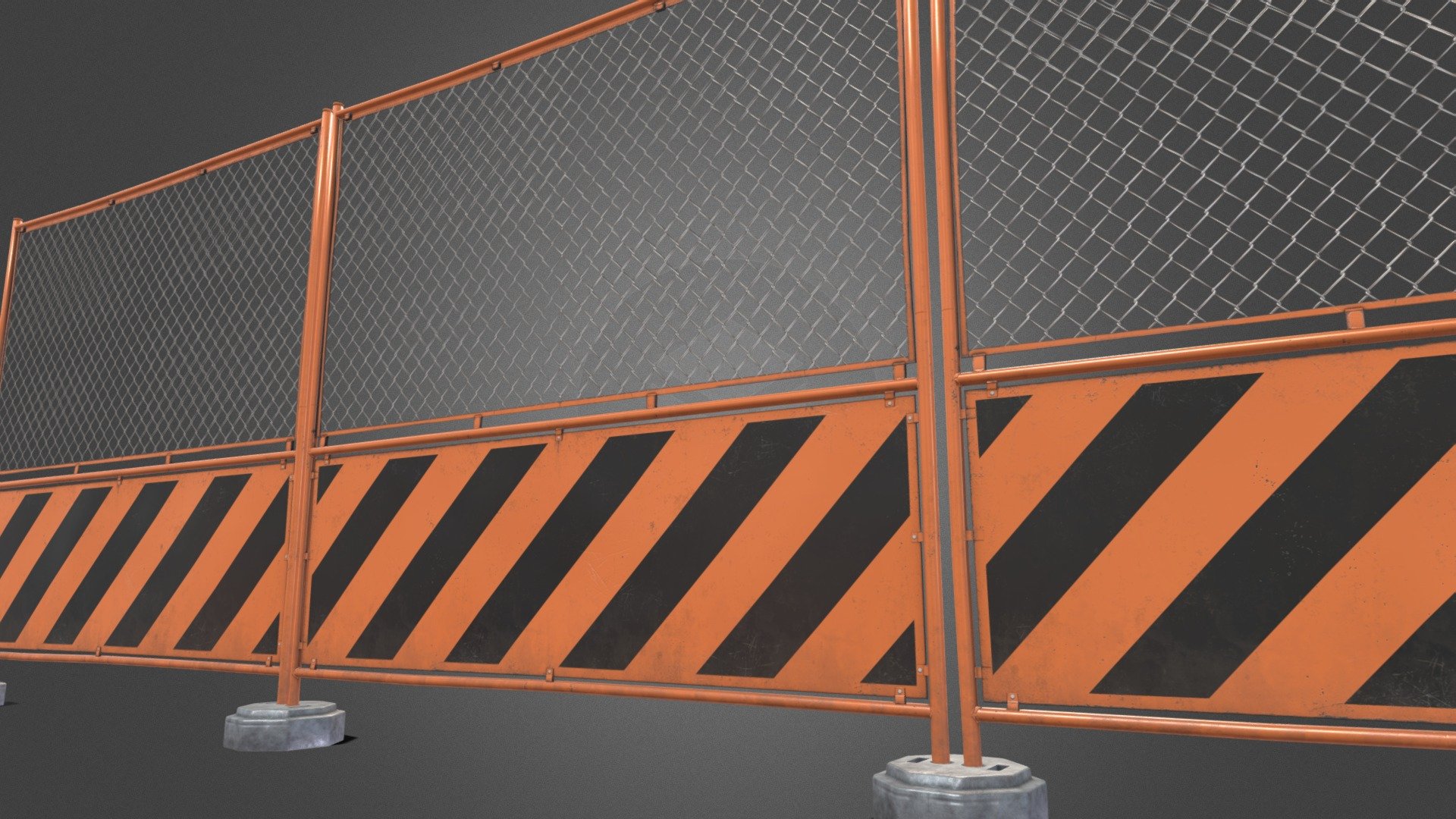 Guard Fence - 3D model by 1kawam14 [810fb8d] - Sketchfab