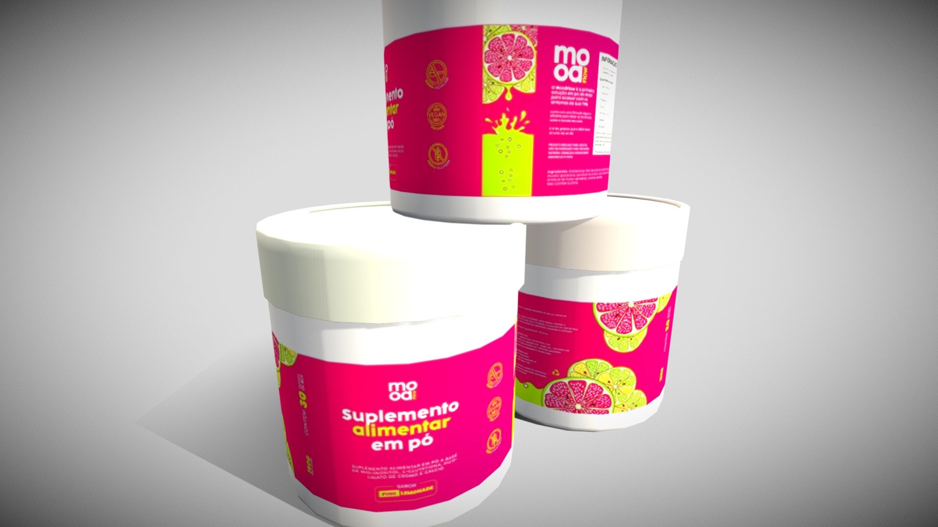 MOOD FLOW PINK LEMONADE - 3D model by flyberflb [811001c] - Sketchfab