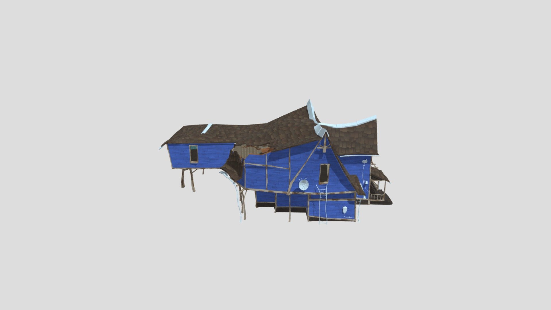 neighbor_house_from_hello_neighbor_2 - Download Free 3D model by Spring ...