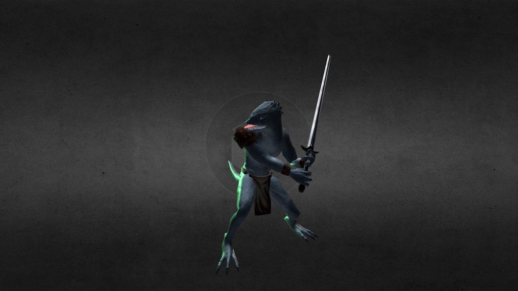 Lizard Soldier Animations - 3D model by Joe Lam (@pyroxene) [8110d68 ...