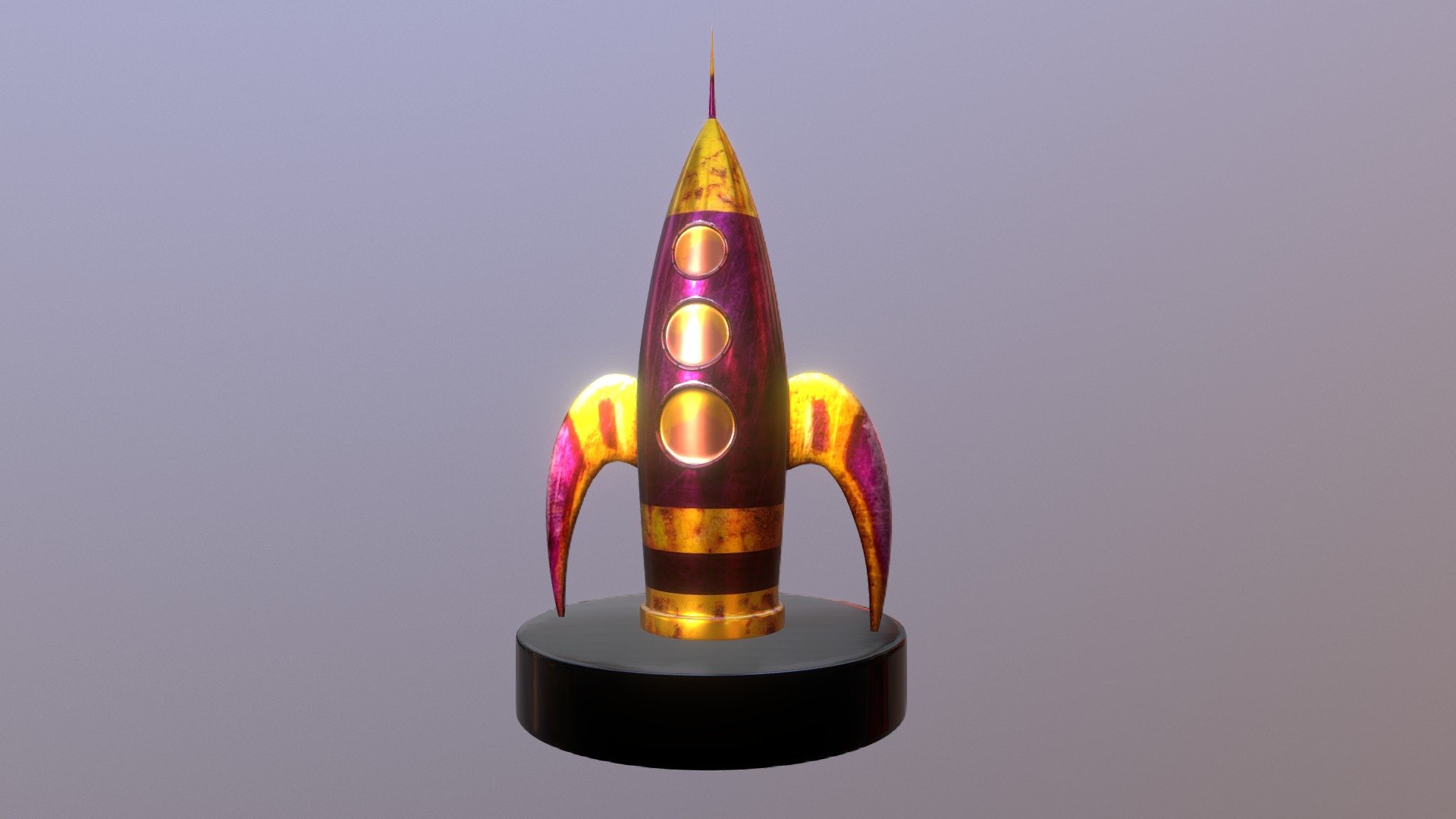 TOY ROCKET - 3D model by David del Cerro Faura (@delcerro.art) [8113463] - Sketchfab