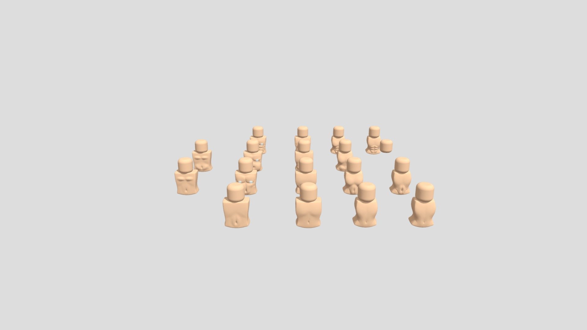 Roblox Bodies - Download Free 3D model by RAZZ (@akumanoreddo) [8113c05 ...