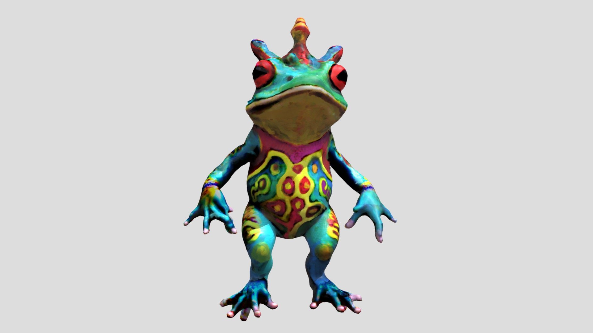 AI Alien Frog (Paint Over) - Buy Royalty Free 3D model by Jimmy Gunawan ...
