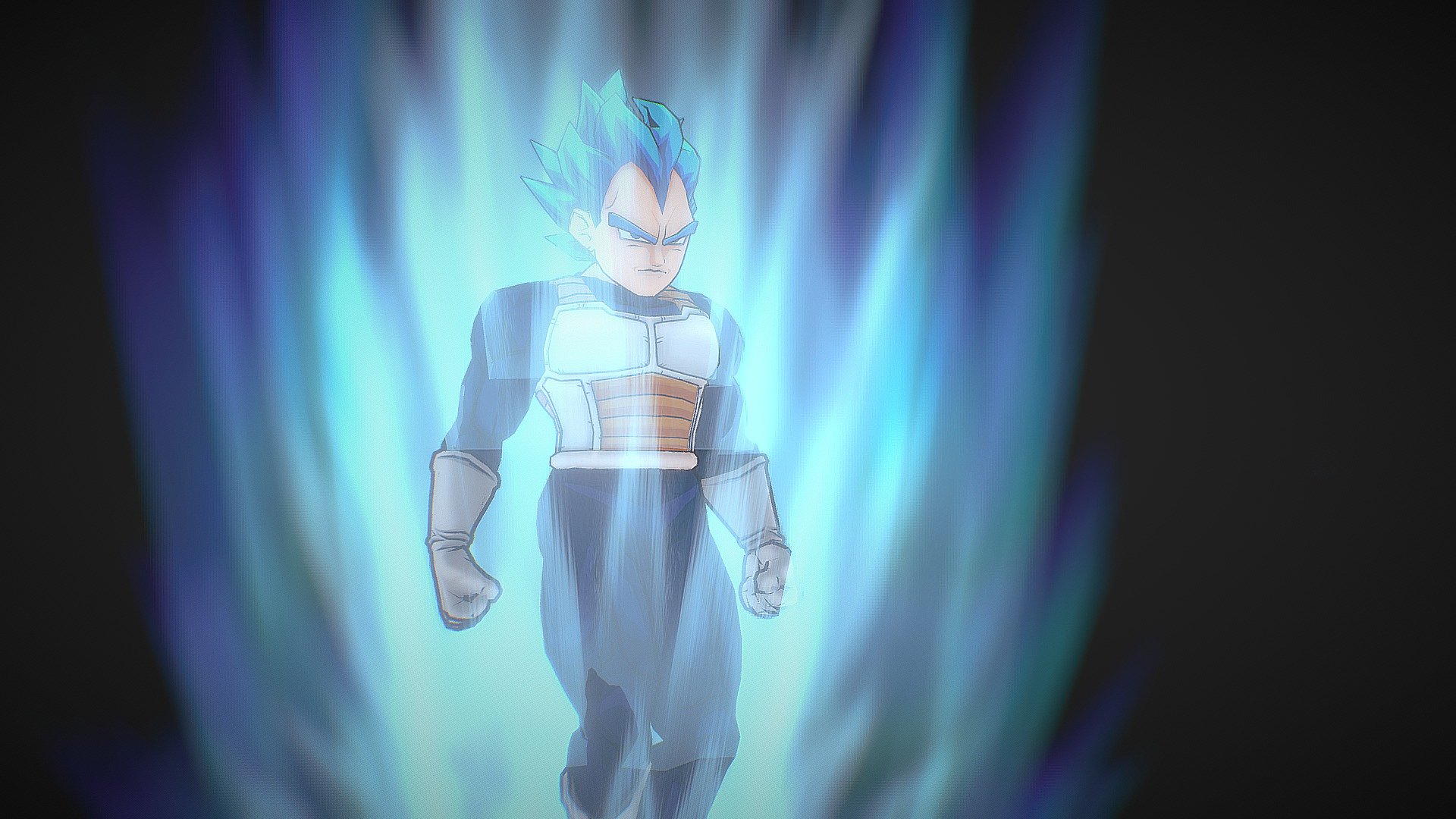 Vegeta SSY Blue - 3D model by hong6081 [8114874] - Sketchfab