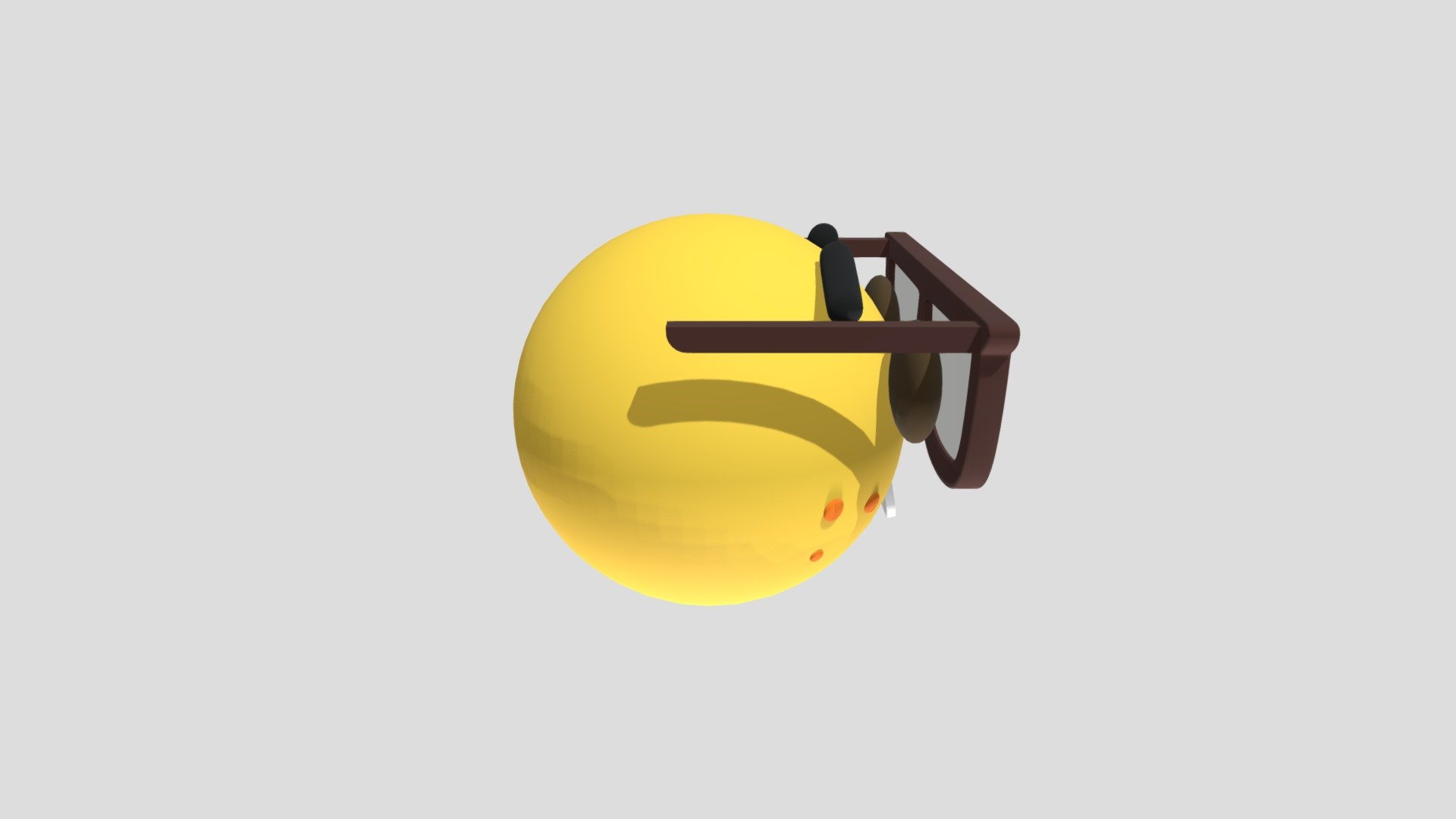 Nerd emoji meme low poly - 3D model by ayatar90 [8115561] - Sketchfab