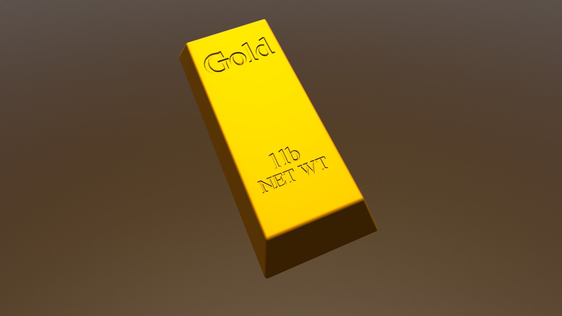 Gold Bar Top - 3D model by jbeals [81167f4] - Sketchfab