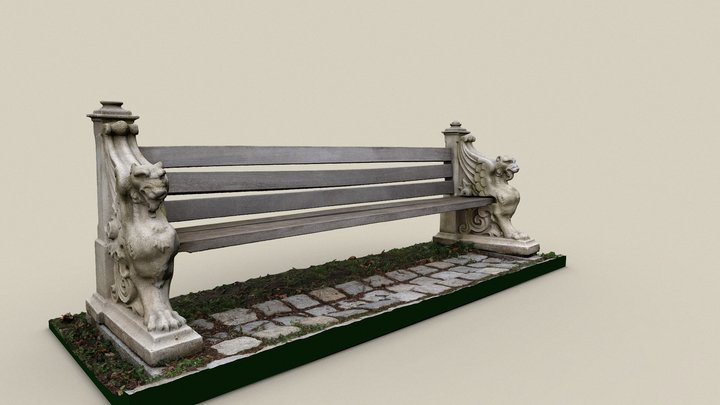 Bench 3D models - Sketchfab