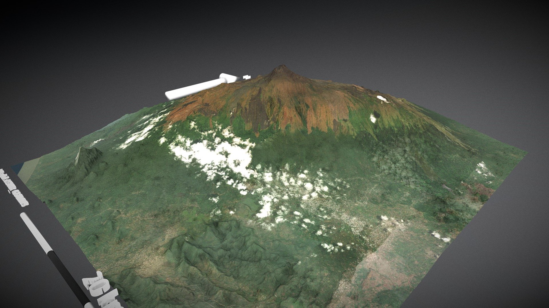 Mount Cameroon, Cameroon (x2) - Download Free 3D model by Carraig Nua ...