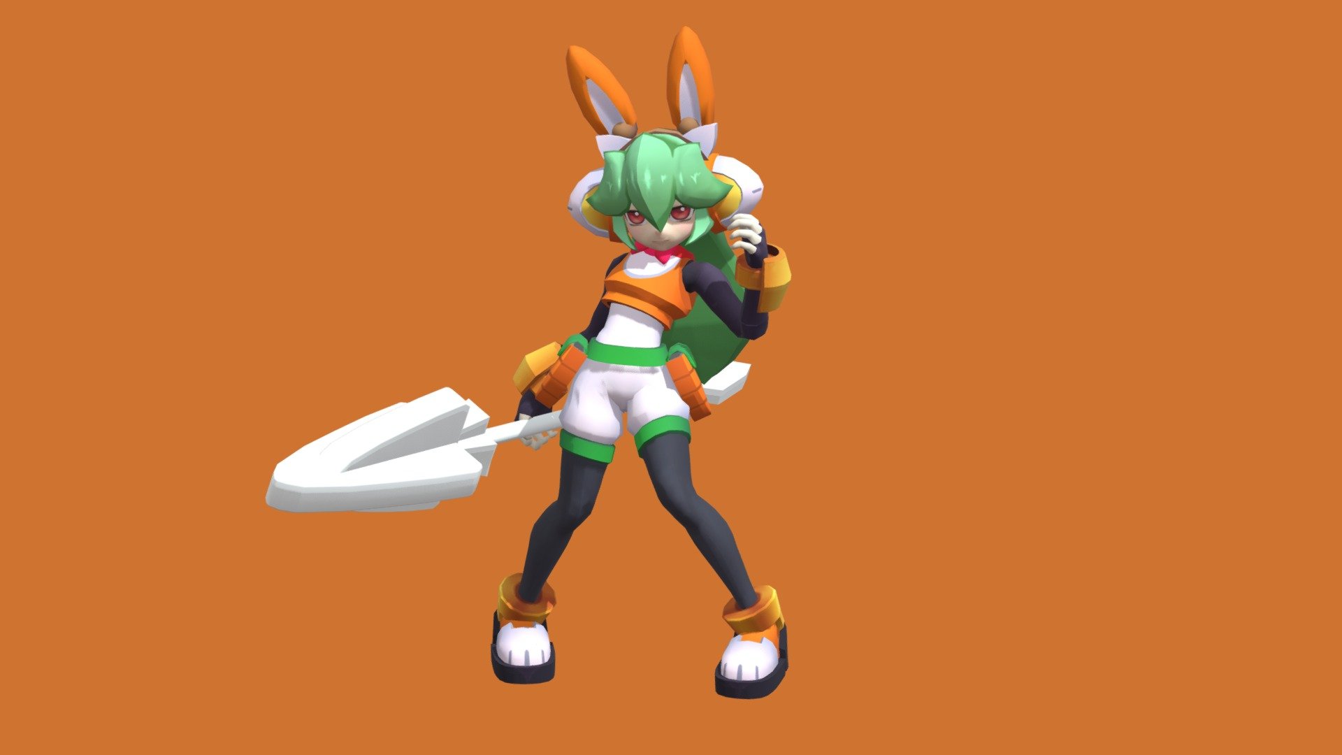 Megaman X Dive (MMZXA) Pandora Bunny - Download Free 3D model by ...