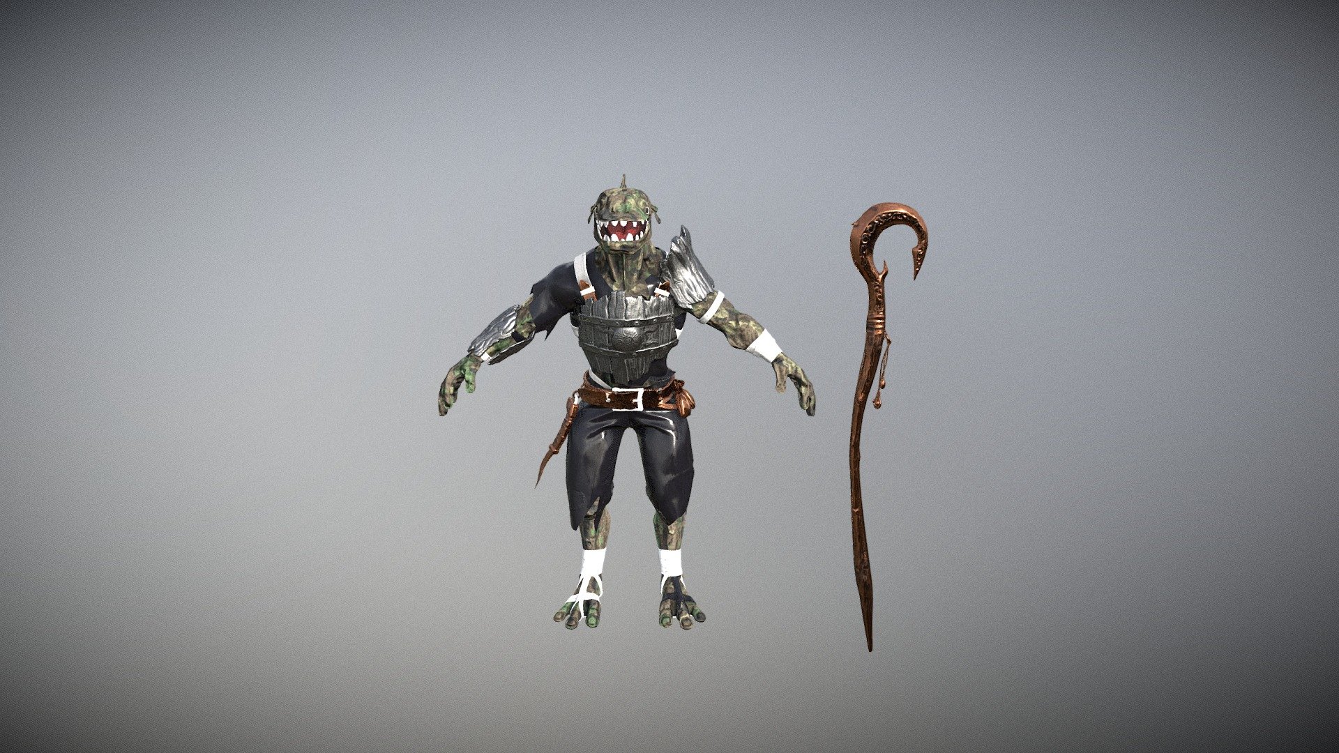 LizardMan Character Design - 3D model by jeremyetareri98 [811a714 ...