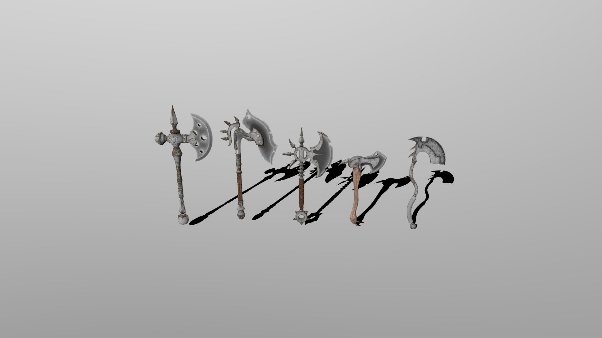 Axes collection - 3D model by kmgawr [811ca8d] - Sketchfab