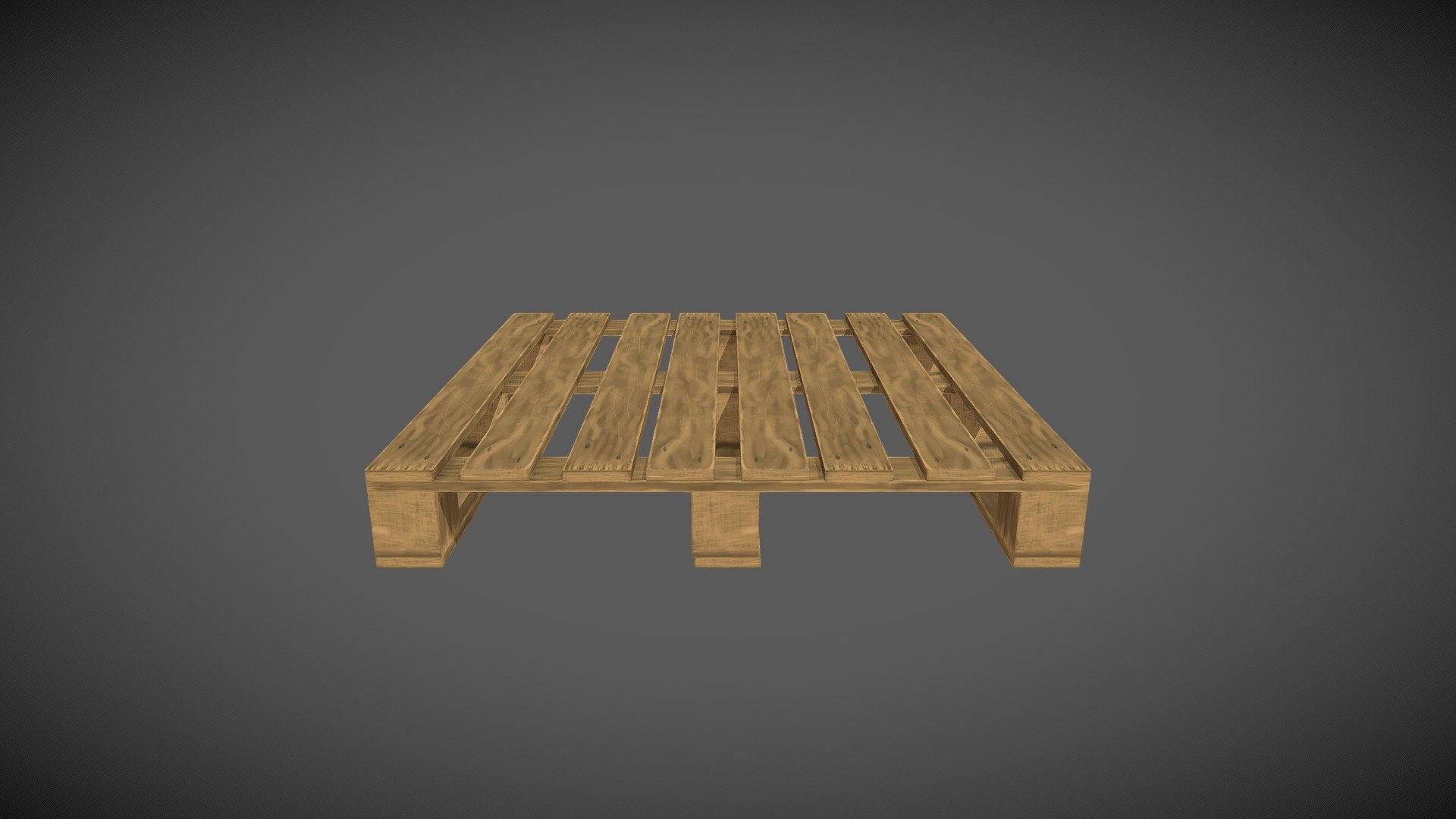 Lowpoly handpainted wood pallet - 3D model by Joris_rtn [811ce43 ...