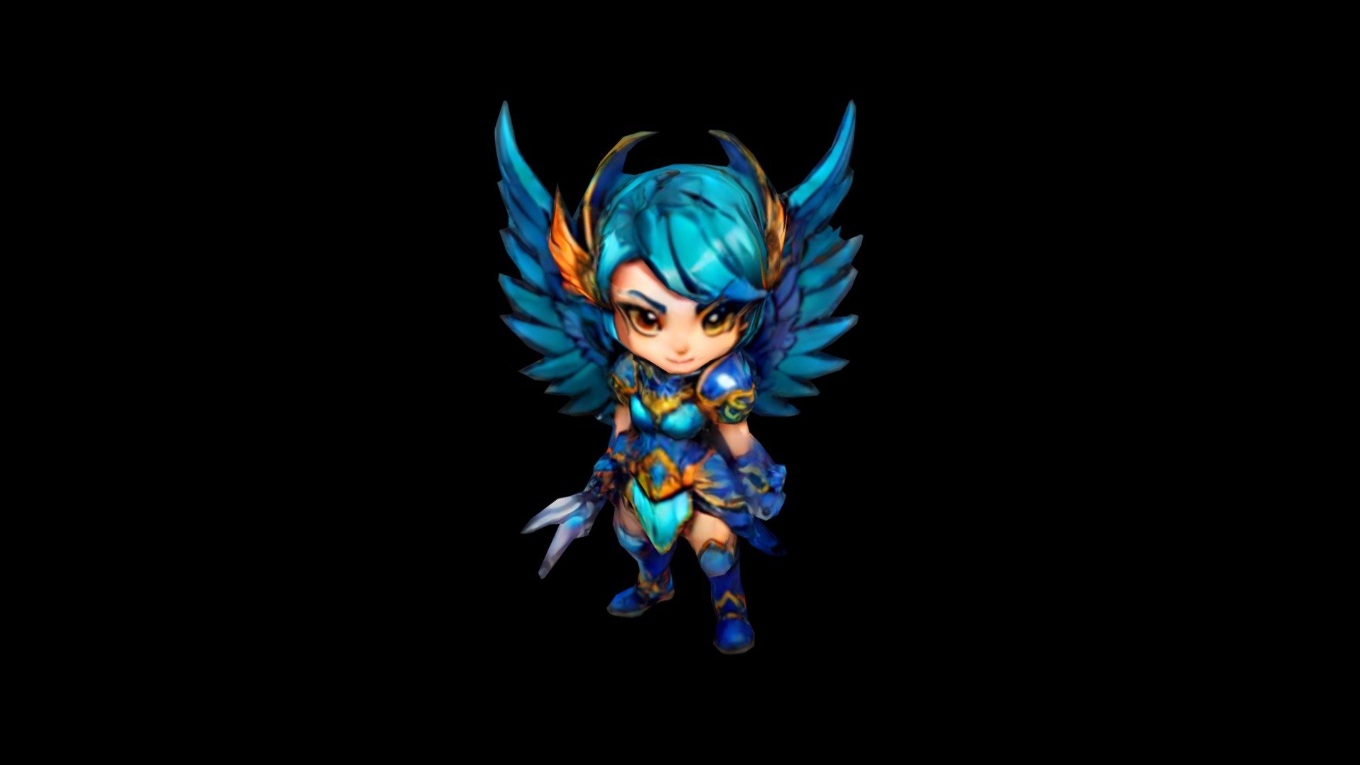Angelic Fighter - Download Free 3D model by klrxyz [811d5bb] - Sketchfab