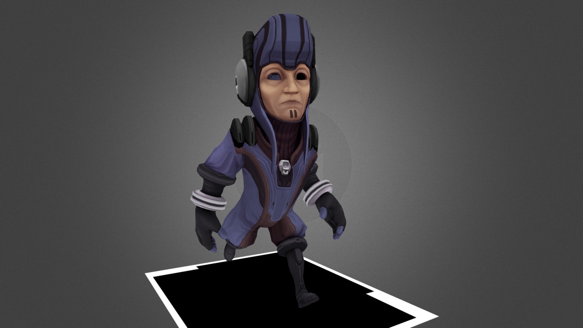 Chibi Darvo - 3D model by syncrasis [811db23] - Sketchfab