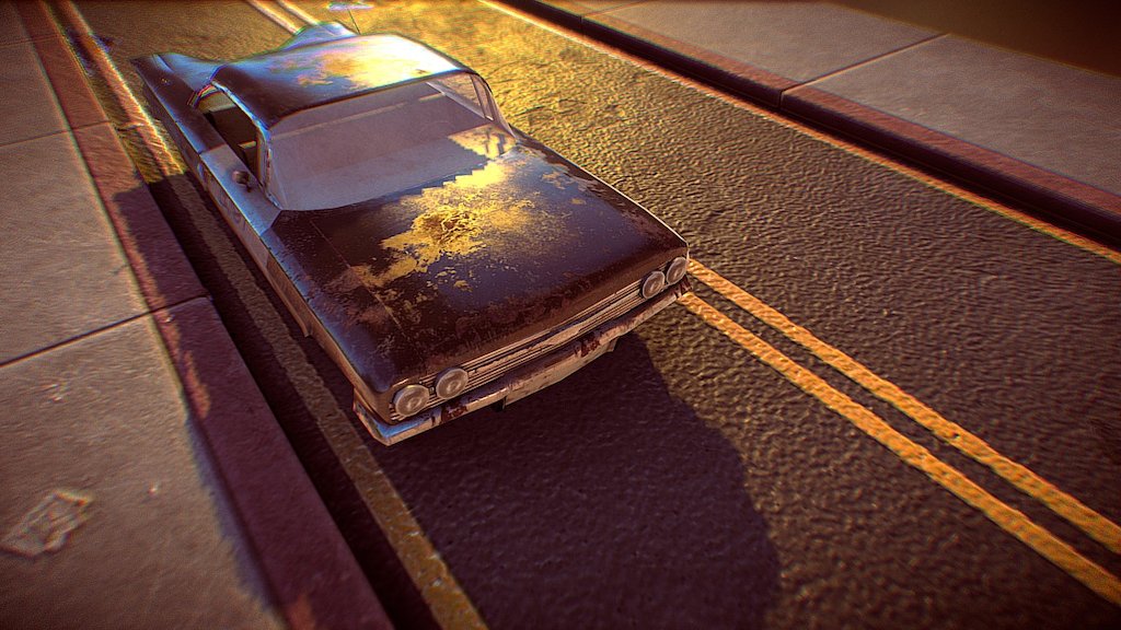 Rusty Chevy Impala 60 - 3D model by yanot [811e8d6] - Sketchfab