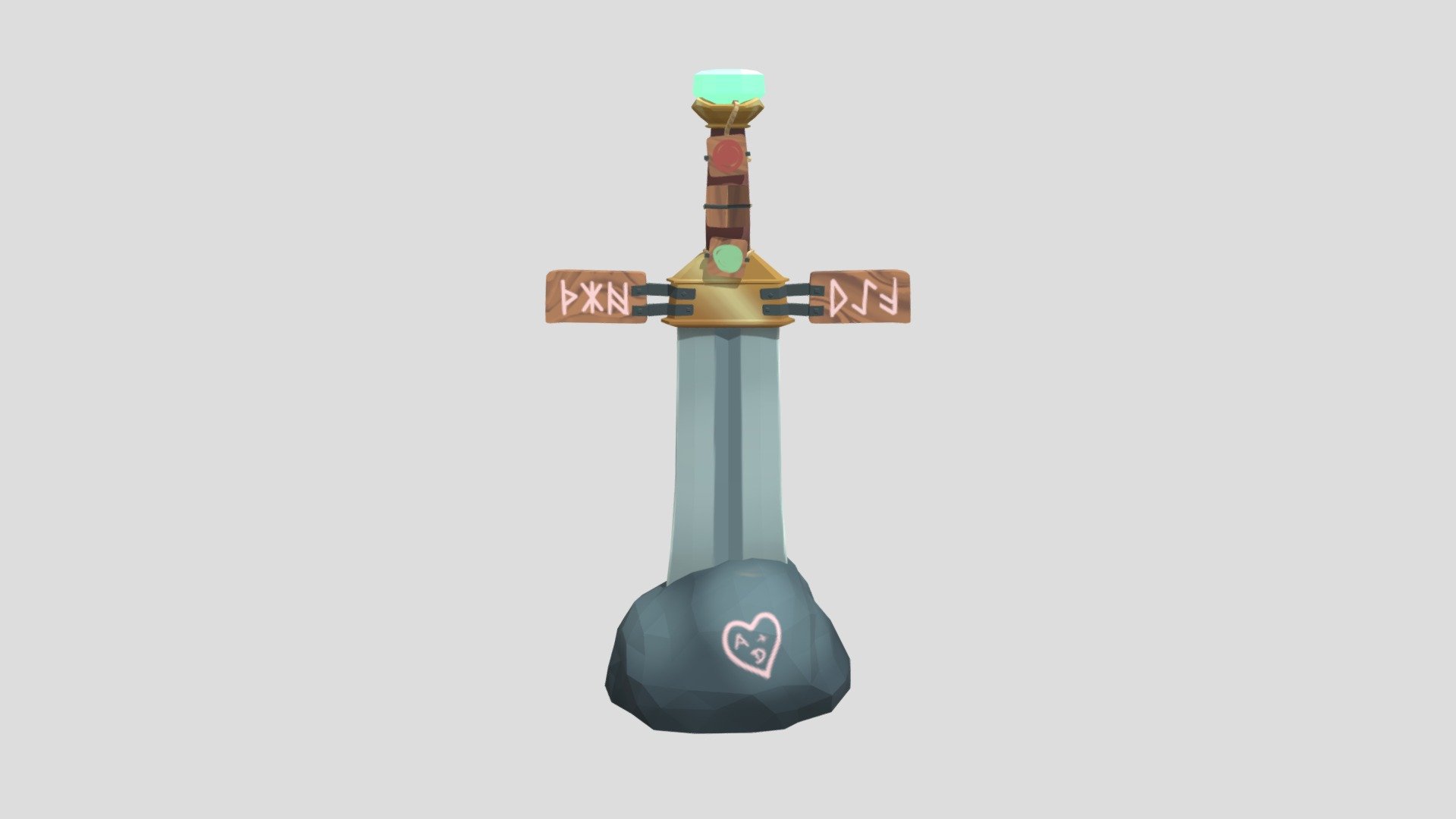 Sword-In-The-Stone Traffic Light - 3D model by em.u.patten [811ebb5 ...