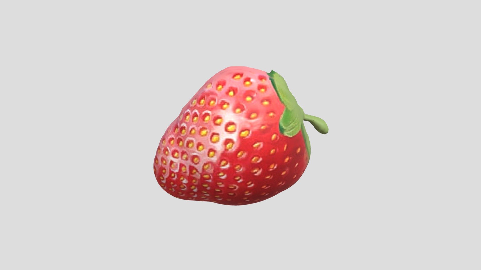 Strawberry Fruit - 3D model by meynawatil [811f068] - Sketchfab