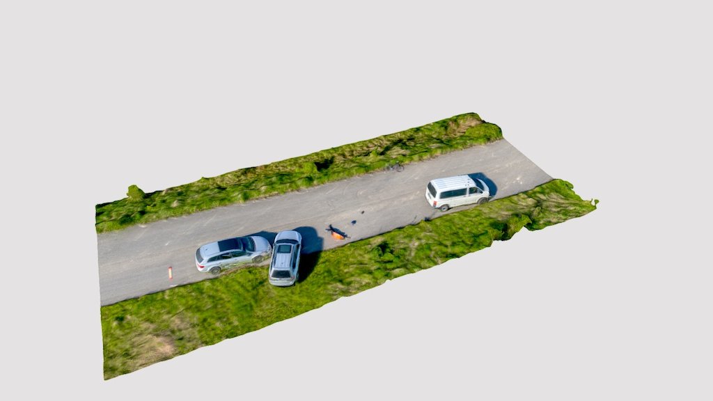 simulation of traffic accident - 3D model by Geotech Bratislava ...