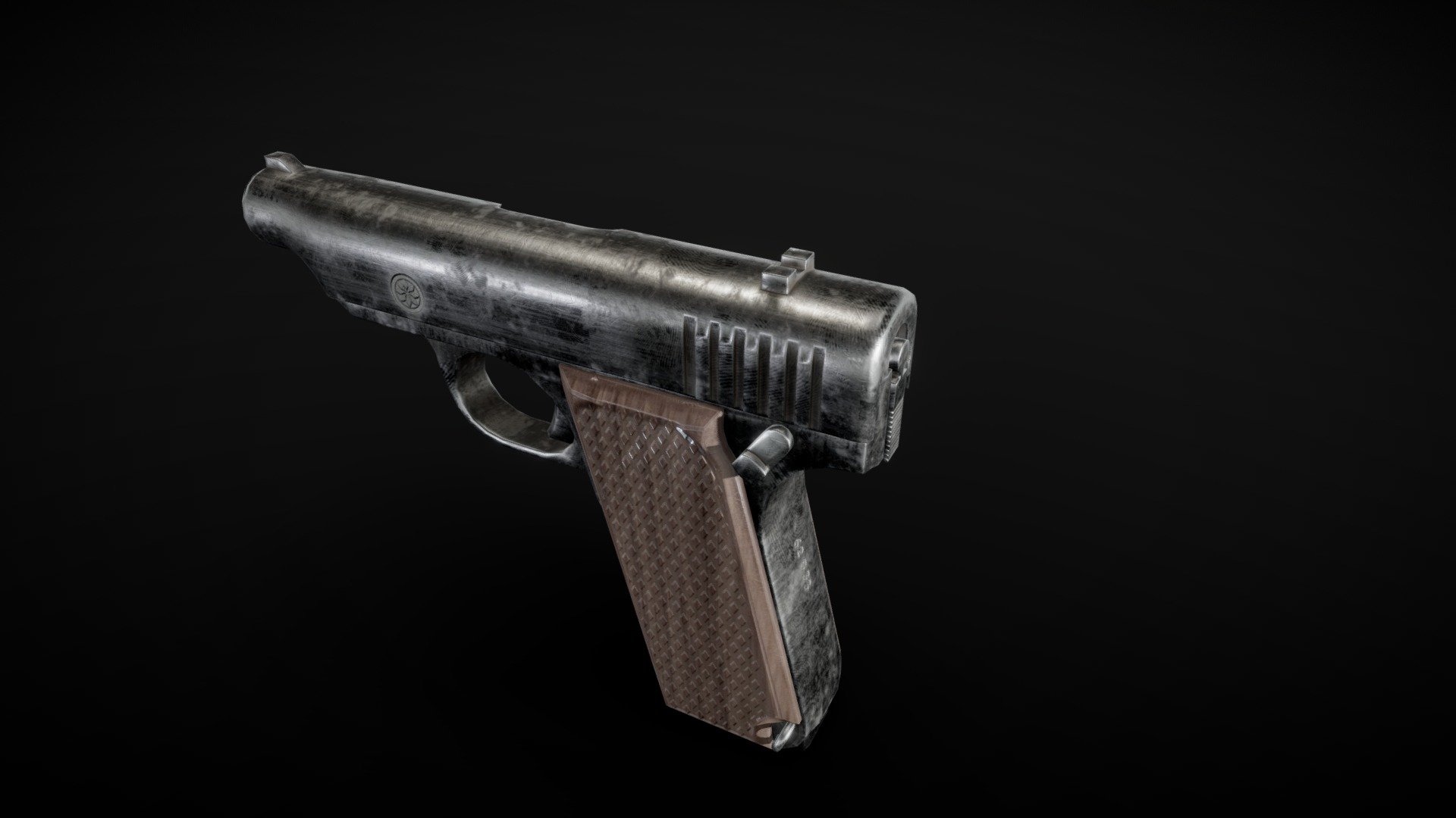 Hamada 7.65mm Handgun - Download Free 3D model by creationwasteland ...