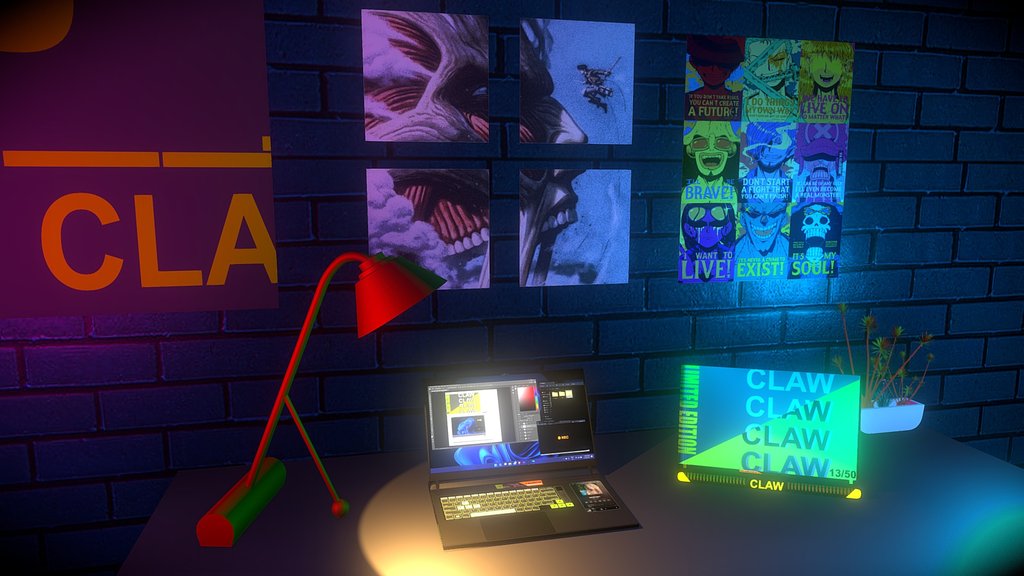 PC SETUP - A 3D model collection by onevisionscience - Sketchfab