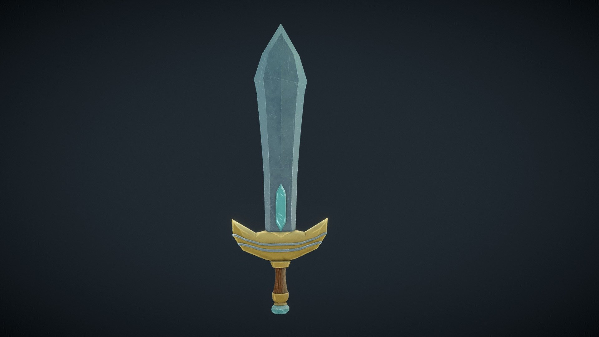 Stylized Sword - 3D model by Eri_Sokolovska [8120ee5] - Sketchfab