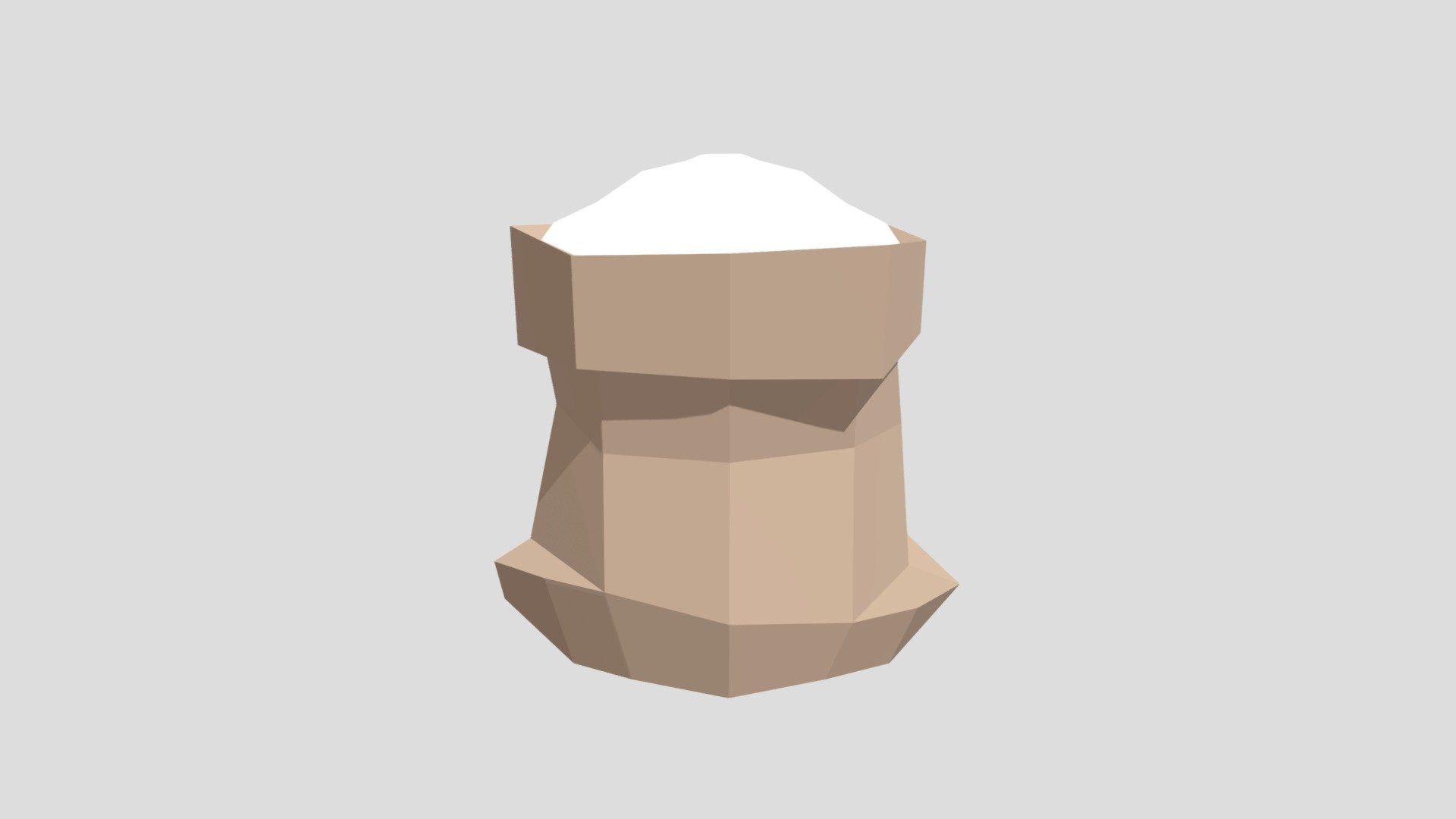 Sack of Flour Low Poly - Download Free 3D model by gokhan.bayhan44 ...