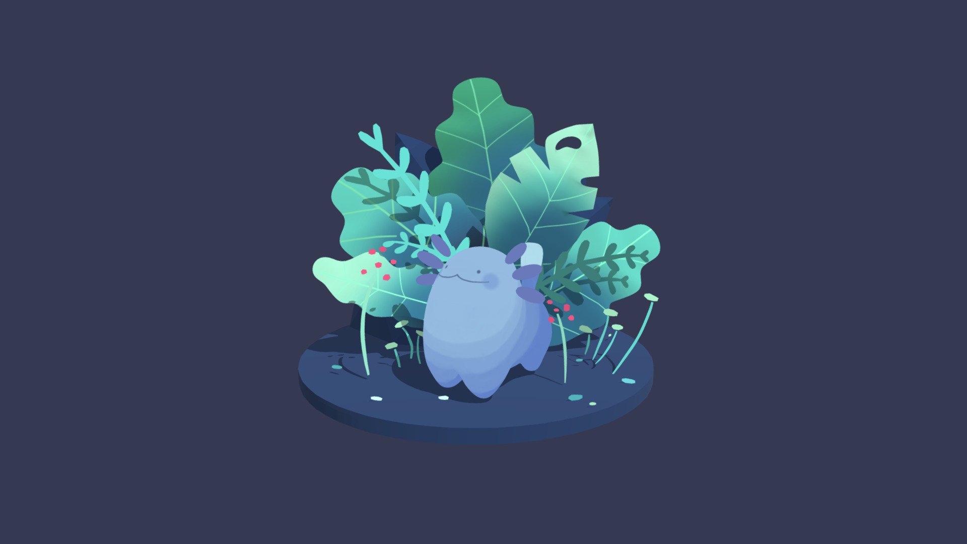 Bichito Azul - 3D model by ManuACruz [8126aa3] - Sketchfab