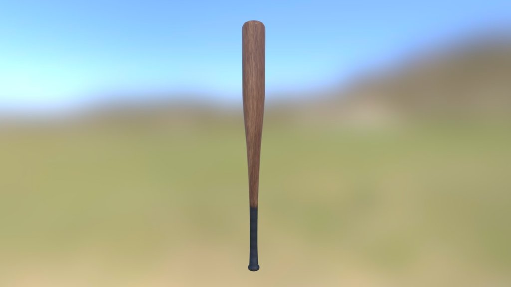 Baseball Bat - 3D model by Papa Brickolini (@awesomex) [8127318 ...