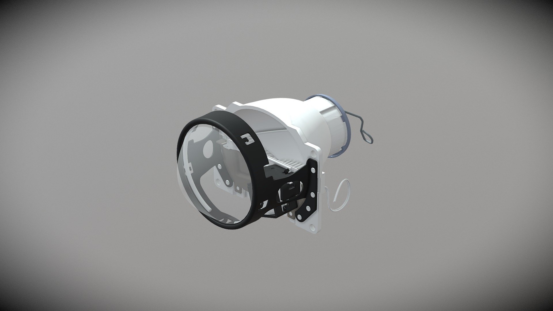 Bixenon - Bihalogen Projector Hella R (koito Q5) - 3D model by ...