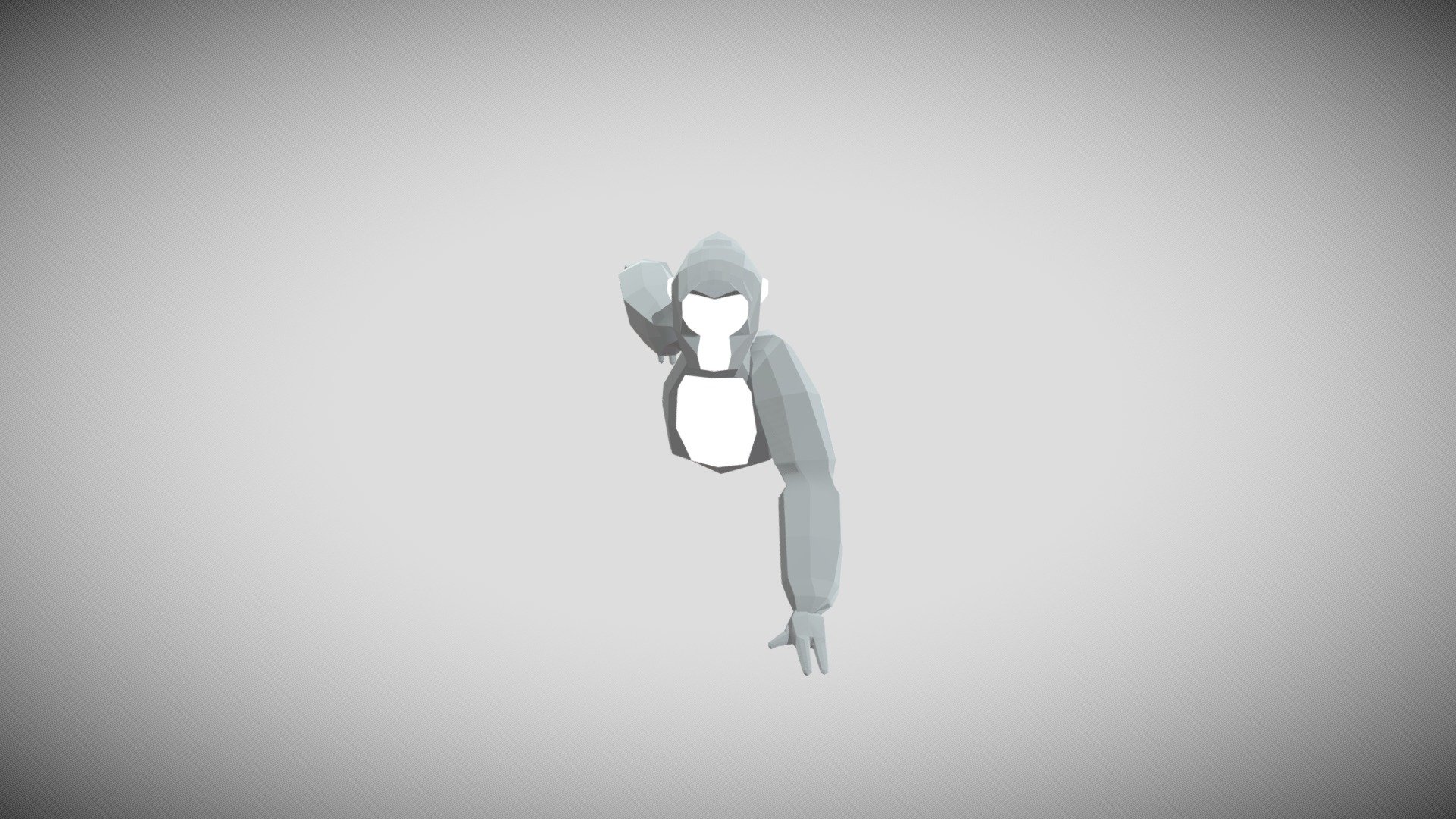 Gorilla Tag player model running (REMADE) - Download Free 3D model by ...