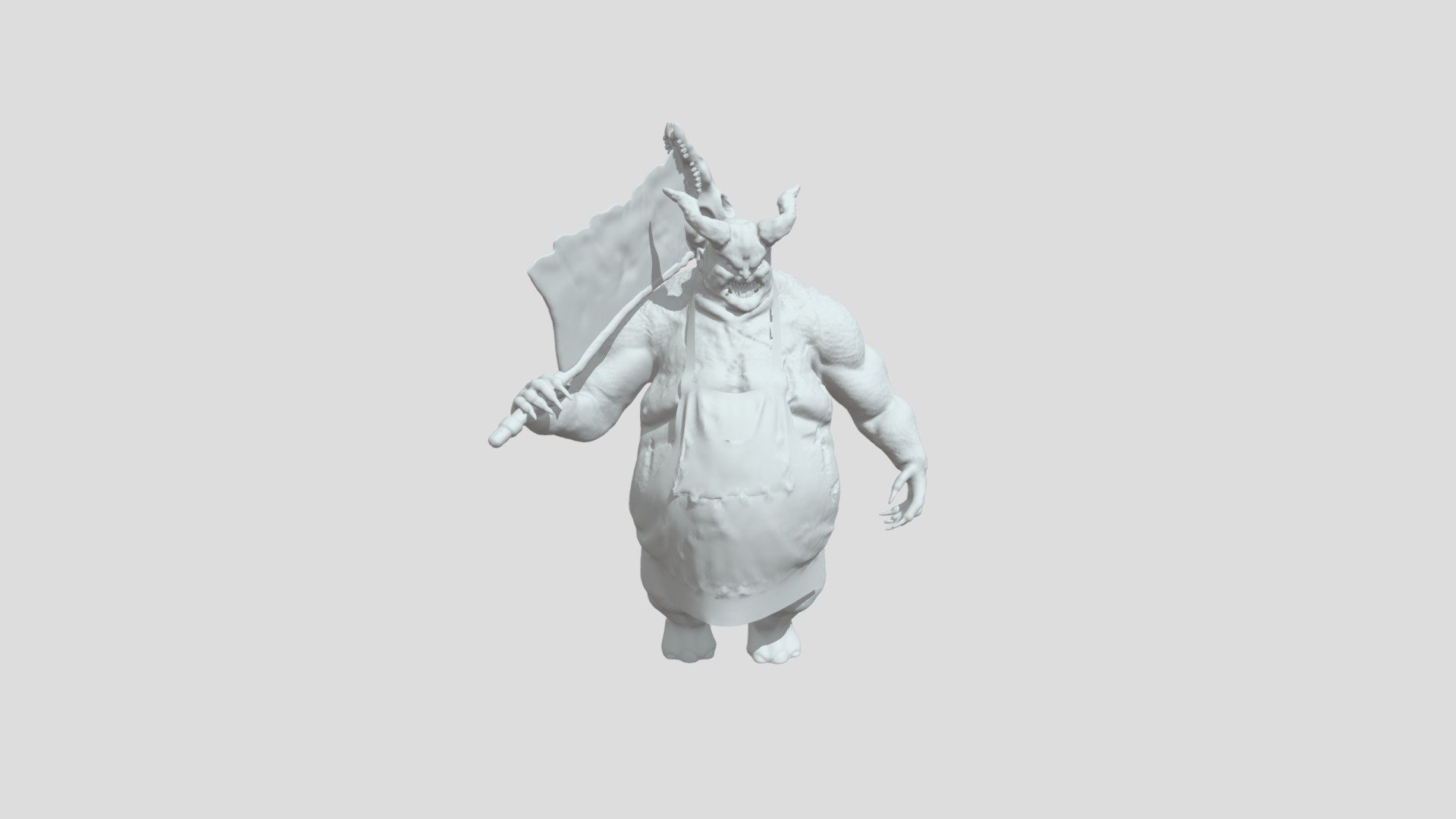 The Butcher_DIABLO III - 3D model by adrianbautistadg [8128220] - Sketchfab