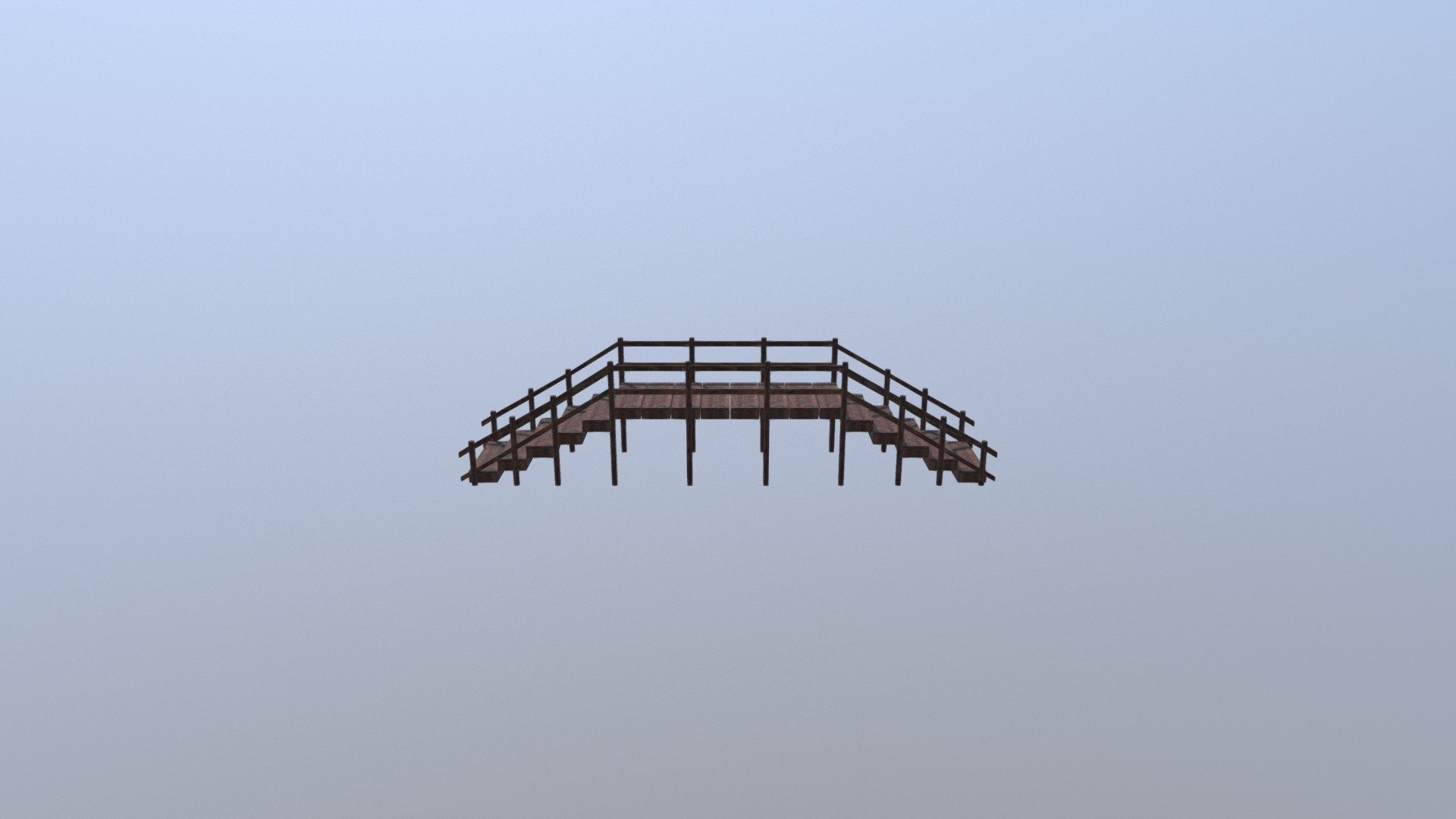 Wood Bridge - 3D model by marcmillan [8128d2a] - Sketchfab