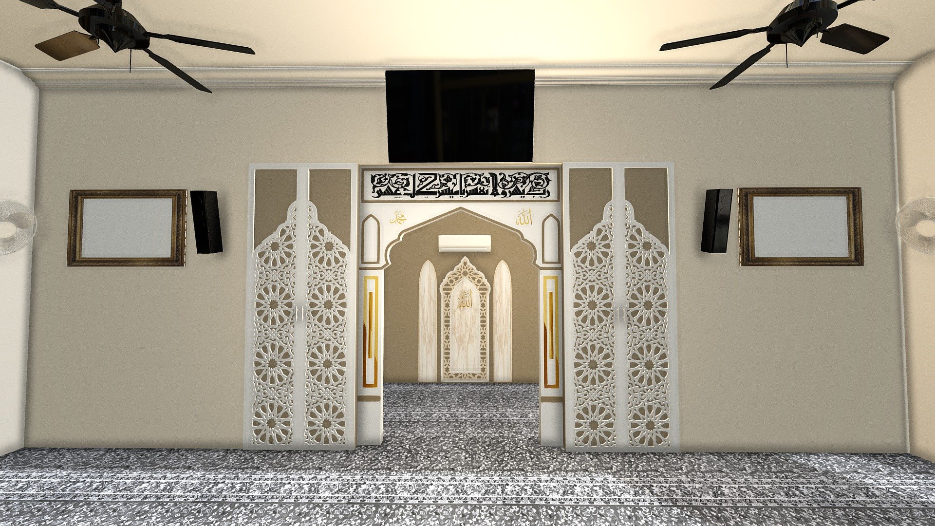 ARTSEVEN_SURAU BAITUL EHSAN - 3D model by Designer Artseven (@designer ...