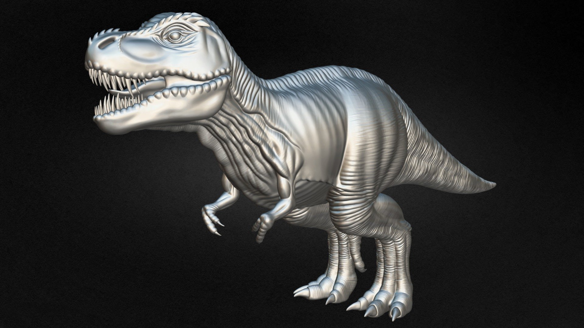T-Rex Basemesh 3D Model - Buy Royalty Free 3D model by Yacine BRINIS ...