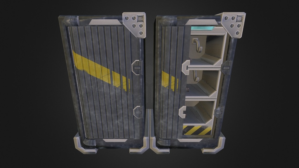 Gun Locker, Solstice - 3D model by jameschaselight [812b699] - Sketchfab