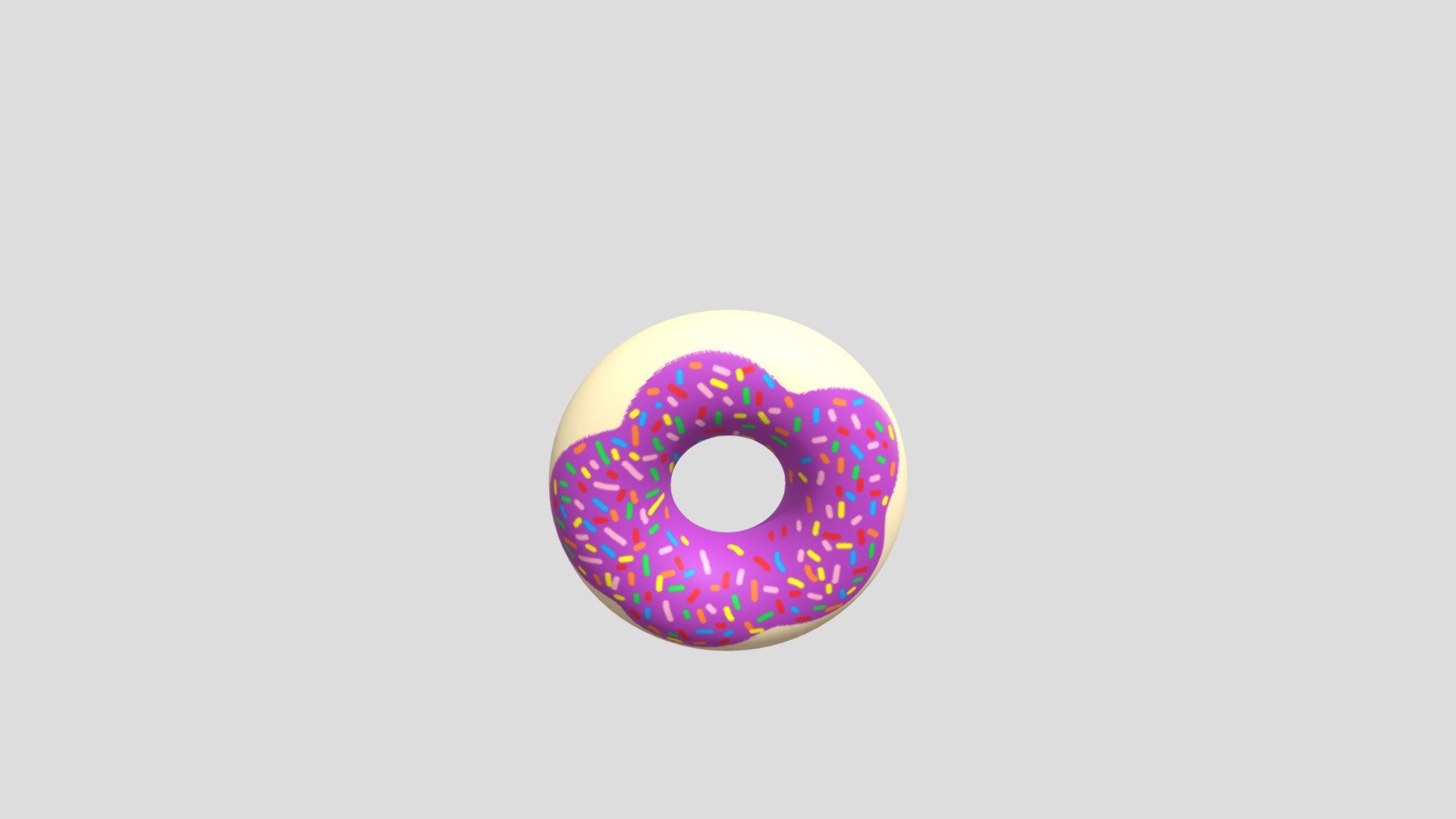 Doughnut - 3D model by jaden (@jad3nn.) [812cb24] - Sketchfab