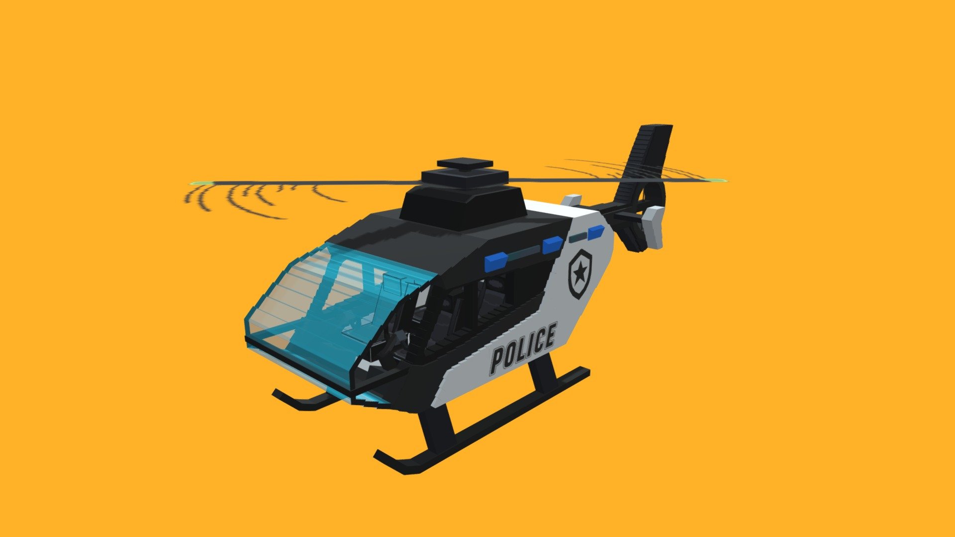 PixelMine | Police Helicopter - 3D model by PixelMine [812d949] - Sketchfab