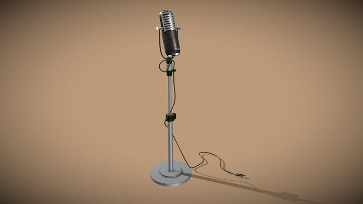 Microphone 3D models - Sketchfab