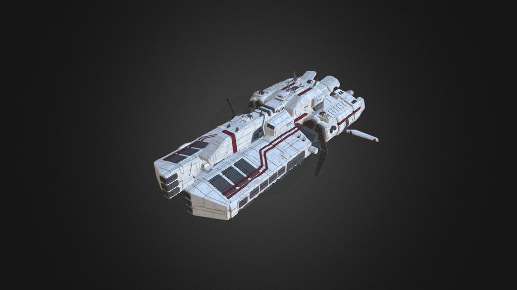 Kvadro Battlecruiser - Download Free 3D model by lightwarrior ...