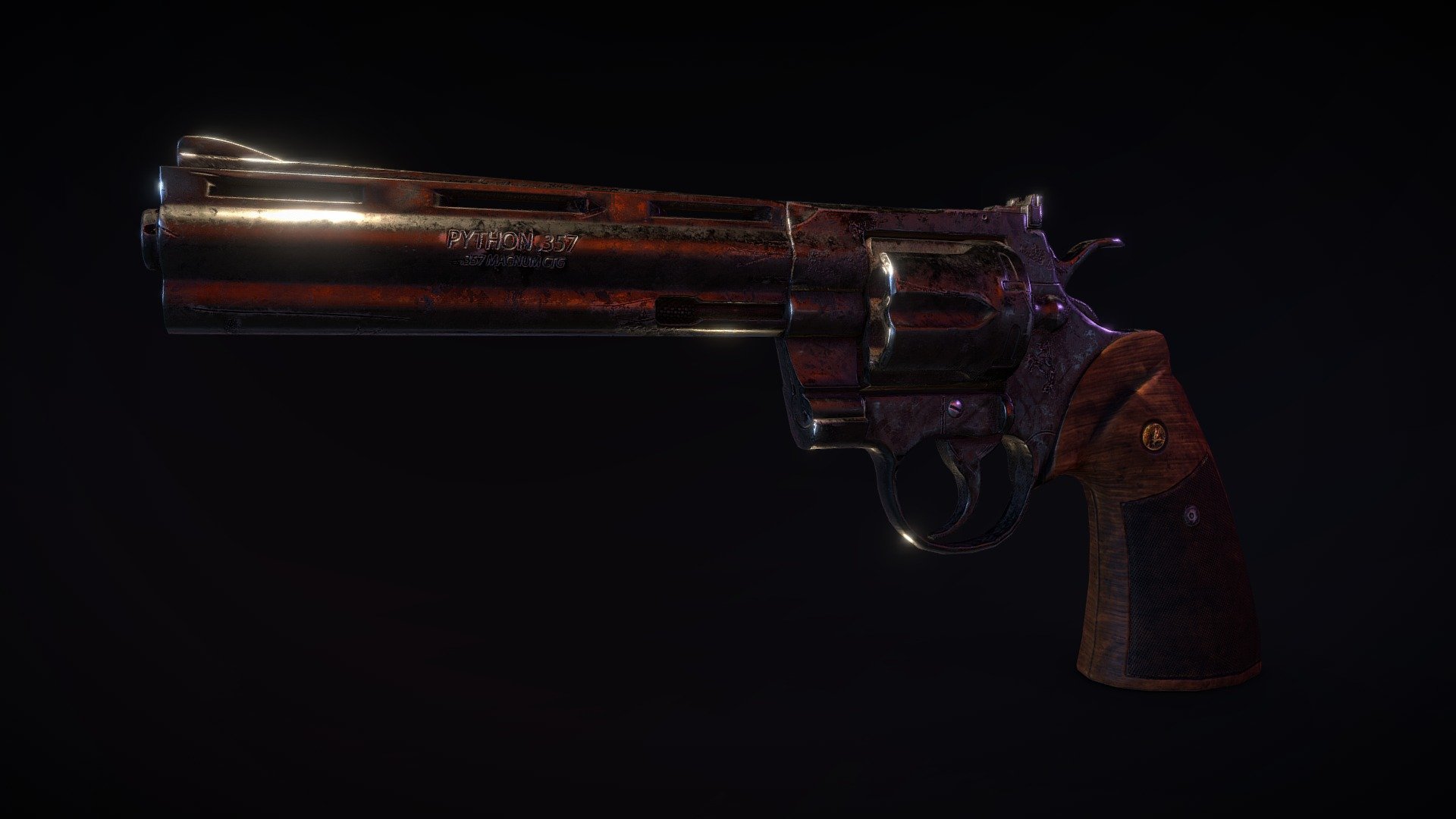 Colt PYTHON .357 - 3D model by ja.novelo [8130050] - Sketchfab